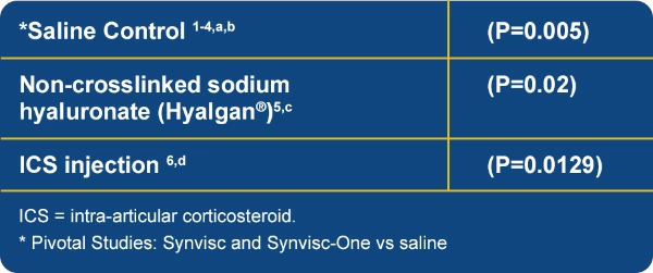About the SYNVISC® (Hylan G‐F 20) Family of Knee Injections | For HCPs