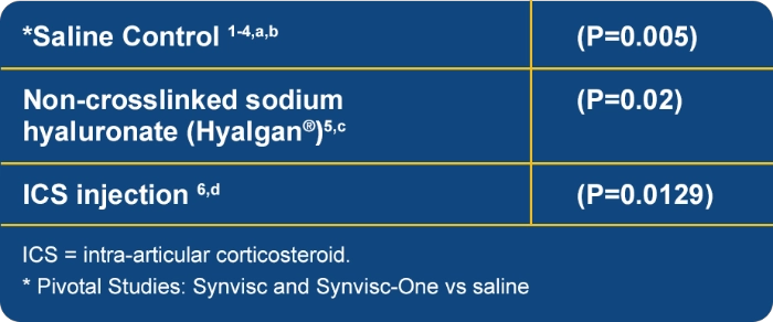 About the SYNVISC® (Hylan G‐F 20) Family of Knee Injections | For HCPs
